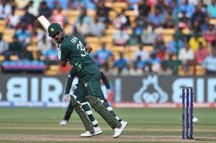 Pakistans Fakhar Zaman Plays Shot Editorial Stock Photo - Stock Image ...