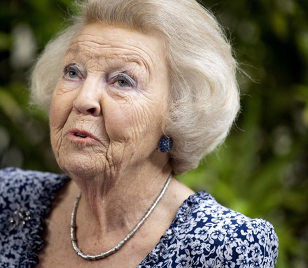 Oranjestad Princess Beatrix During Press Interview Editorial Stock ...