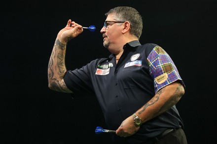 Darts Commentator Wayne Mardle During Mr Editorial Stock Photo - Stock ...