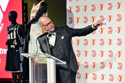 ymca metro atlanta hawks announce official jersey Stock Photos ...