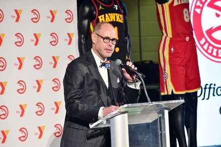 ymca metro atlanta hawks announce official jersey Stock Photos ...