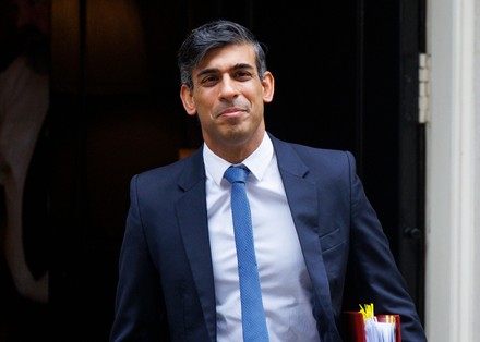 Prime Minister Rishi Sunak Heads Parliament Editorial Stock Photo ...