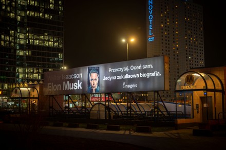 Billboard Advertising New Biography By Walter Editorial Stock Photo ...