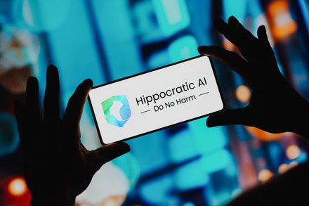 This Photo Illustration Hippocratic Ai Logo Editorial Stock Photo ...