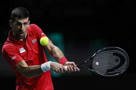Novak Djokovic Serbia Action Against Jannik Editorial Stock Photo - Stock Image | Shutterstock
