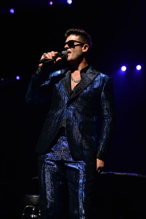 Robin Thicke Performs Live On Stage Editorial Stock Photo - Stock Image ...