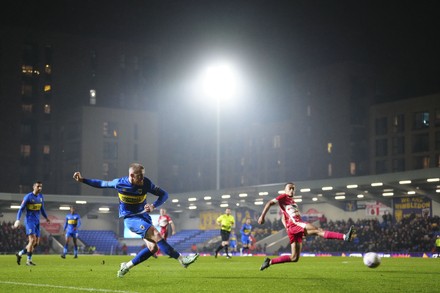 Connor Evans Afc Wimbledon Crosses Ball Editorial Stock Photo - Stock ...