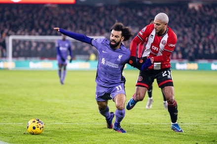 Mohamed Salah Liverpool Pulled Back By Editorial Stock Photo - Stock ...