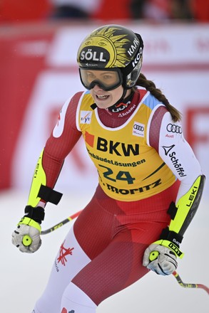 Christina Ager Austria Reacts Finish Area Editorial Stock Photo - Stock ...