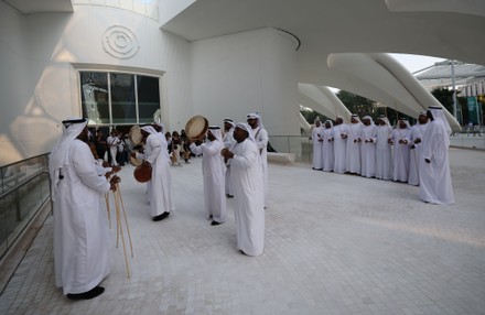 Emirati Men Perform Traditional Dance Uae Editorial Stock Photo - Stock ...