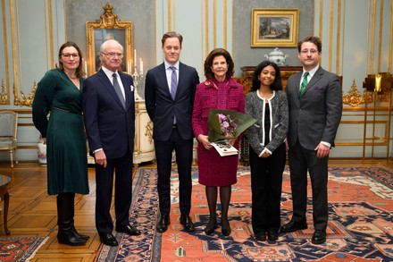 King Carl Gustaf Queen Silvia David Editorial Stock Photo - Stock Image ...