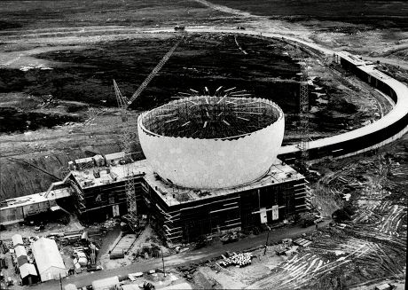 Construction Early Warning Radar Domes Fylingdales Editorial Stock ...
