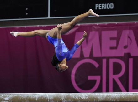 Uclas Nya Reed Competes On Floor Editorial Stock Photo - Stock Image ...