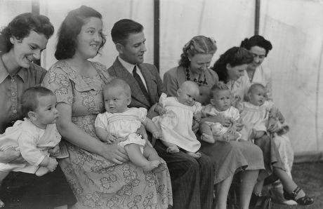 Bonny Baby Competition Ipswich Carnival 1949 Editorial Stock Photo ...