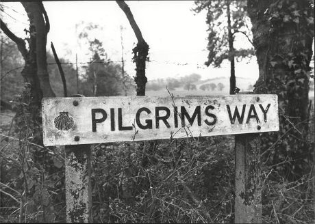 Pilgrims Way Hollingbourne Near Maidstone Kent Editorial Stock Photo ...