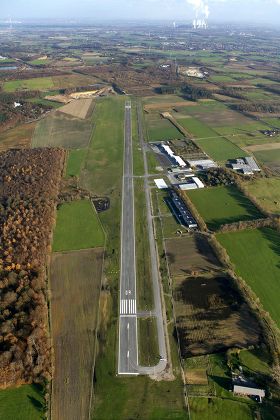 Aerial View Runway Extension Runway 09 Editorial Stock Photo - Stock ...