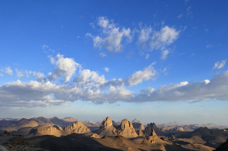 View Assekrem Over Volcanic Landscape Atakor Editorial Stock Photo ...