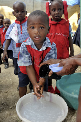 Prevention Against Cholera Infections Children Learn Editorial Stock ...