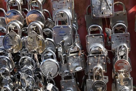 Padlocks Haldwani Uttarakhand Region Northern India Editorial Stock ...