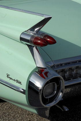 Back Cadillac Coupe Deville 1959 Editorial Stock Photo - Stock Image ...