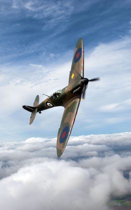 Cockpit Newly Restored Mk 1 Spitfire Editorial Stock Photo - Stock ...