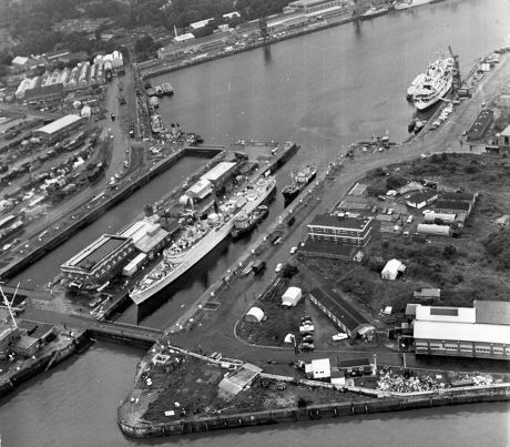 Aerial View Chatham Dockyard 1970 Editorial Stock Photo - Stock Image ...