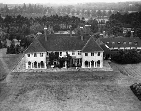 Aerial View Windlesham Moor Surrey Country Editorial Stock Photo ...