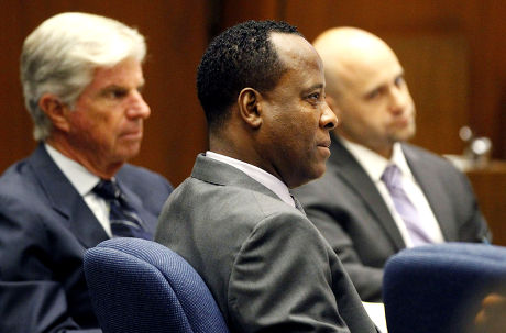 Dr Conrad Murray trial, Los Angeles, America - 03 Oct 2011 Stock ...