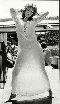 Honourable Victoria Mancroft Modelling Maxi Dress Editorial Stock Photo ...