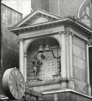 Chimney Clock St Dunstans West Fleet Editorial Stock Photo - Stock ...