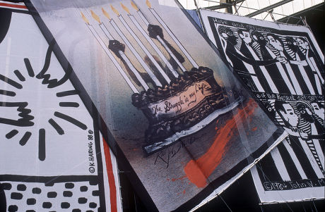 Posters By Keith Haring Ralph Steadman Editorial Stock Photo - Stock ...