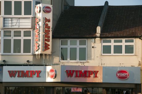 Wimpy Restaurant Sign Southendonsea Headquarters Company Editorial ...