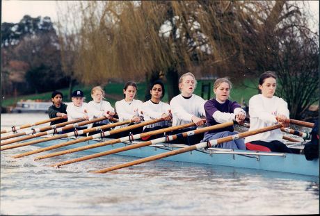 Lady Elannor Holles School Girls Rowing Editorial Stock Photo - Stock ...