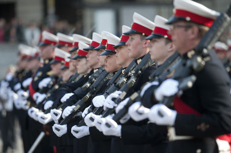 Cadets On Parade Trafalgar Square London Editorial Stock Photo - Stock ...