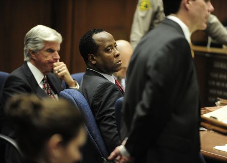 Dr Conrad Murray trial, Los Angeles, America - 25 Oct 2011 Stock ...