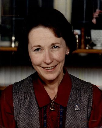 Jane Gow Widow Ian Gow Who Editorial Stock Photo - Stock Image ...