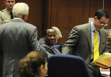 Dr Conrad Murray trial, Los Angeles, America - 26 Oct 2011 Stock ...