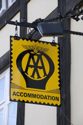 Old Aa Automobile Association Accommodation Sign Editorial Stock Photo ...