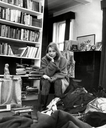 Shirley Abicair Sits Downstairs Lounge Her Editorial Stock Photo ...
