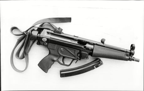 Police Issue Gun Mp5 Semi Automatic Editorial Stock Photo - Stock Image ...