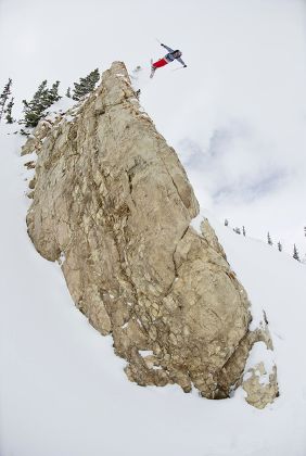 Julian Carr Skiing Alta Utah Editorial Stock Photo - Stock Image ...