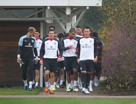 John Terry Leads Squad Out Training Editorial Stock Photo - Stock Image ...
