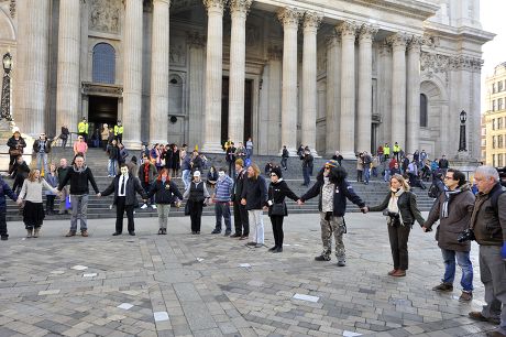 Protesters Observe Two Minutes Silence Editorial Stock Photo - Stock ...