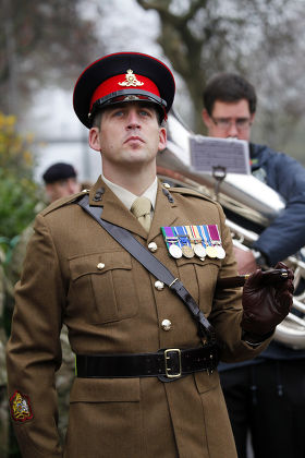 British Army Officer Participates Remembrance Sunday Editorial Stock ...