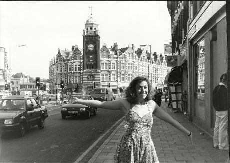 Tina Baker Broadcaster Journalist Leading British Editorial Stock Photo ...