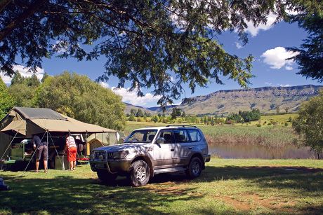 View One Camping Plots Cobham Campsite Editorial Stock Photo - Stock ...