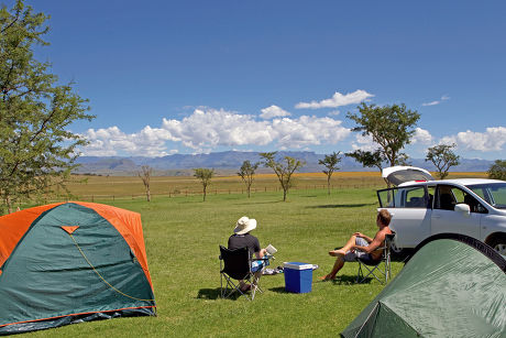 View One Camping Plots Cobham Campsite Editorial Stock Photo - Stock ...