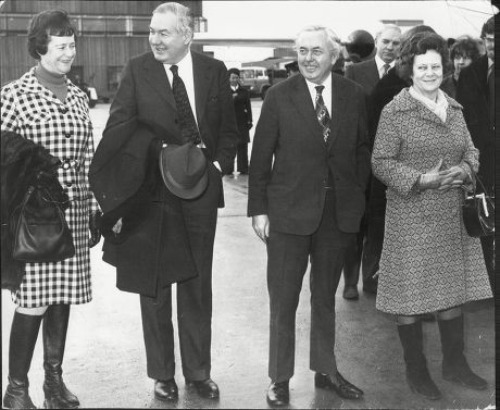 Prime Minister Harold Wilson Wife Mary Editorial Stock Photo - Stock ...