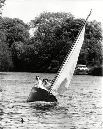 Yachtswoman Clare Francis Launched Tom Mccleans Editorial Stock Photo ...
