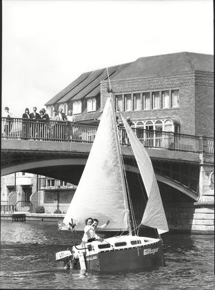 YACHTSWOMAN CLARE FRANCIS LAUNCHED TOM MCCLEAN'S Editorial Stock Photo ...